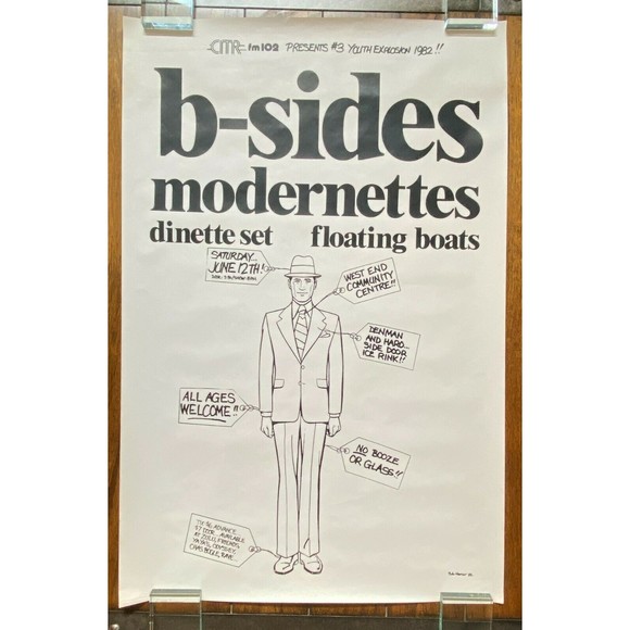 Art | Bsides Modernettes Dinette Set Floating Boat Poster 198s Vintage ...